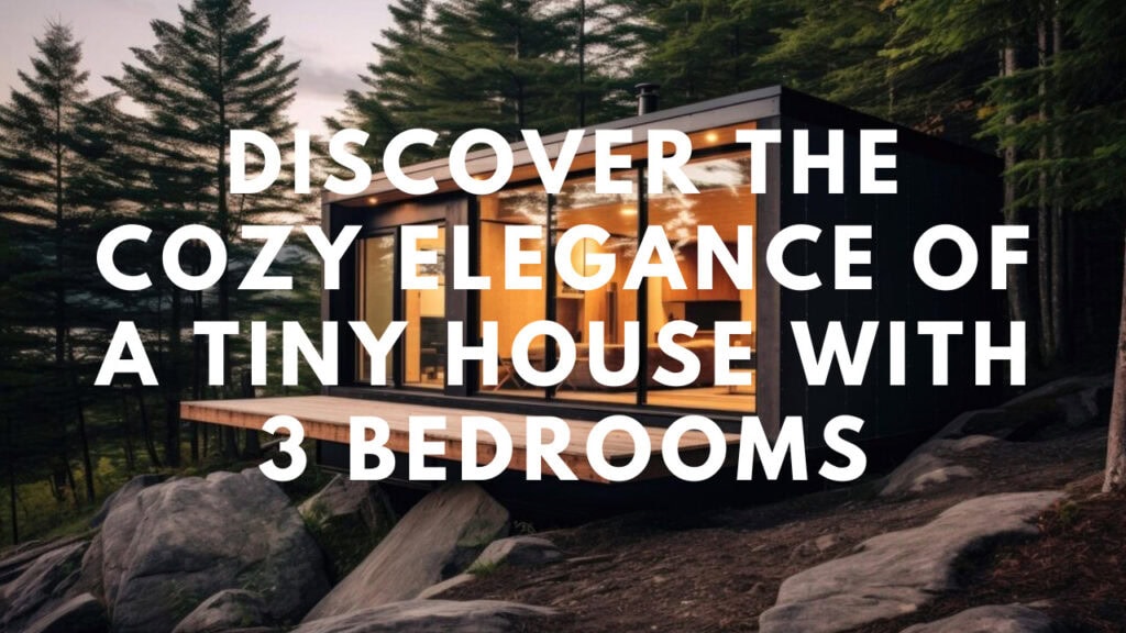Floor Plan for the Cozy Elegance of a Tiny House With 3 Bedrooms